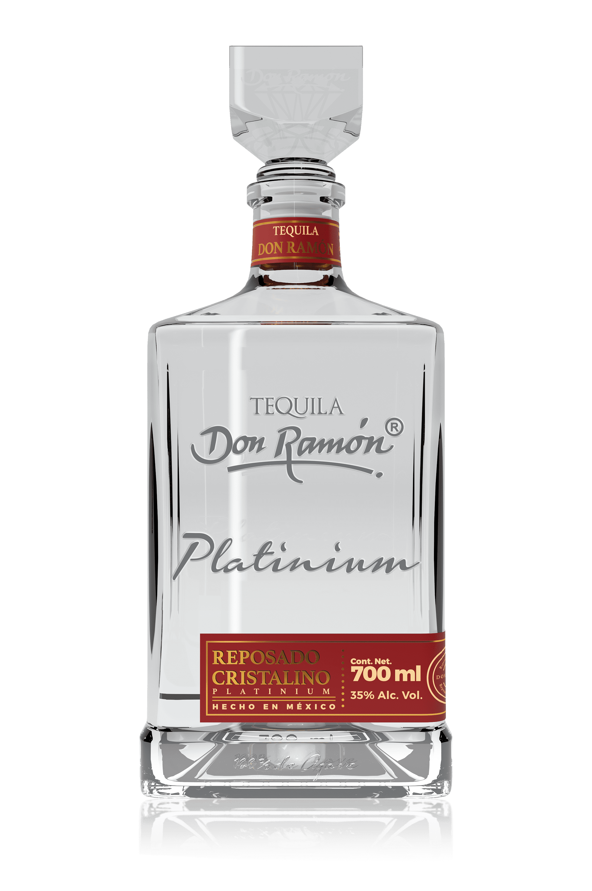 Tequila Reposado Cristalino Platinium – Don Ramon Personalizado